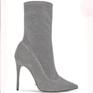 SCHUTZ | Shoes | New Schutz Mislaine Sock Booties W Stiletto Heels In ...